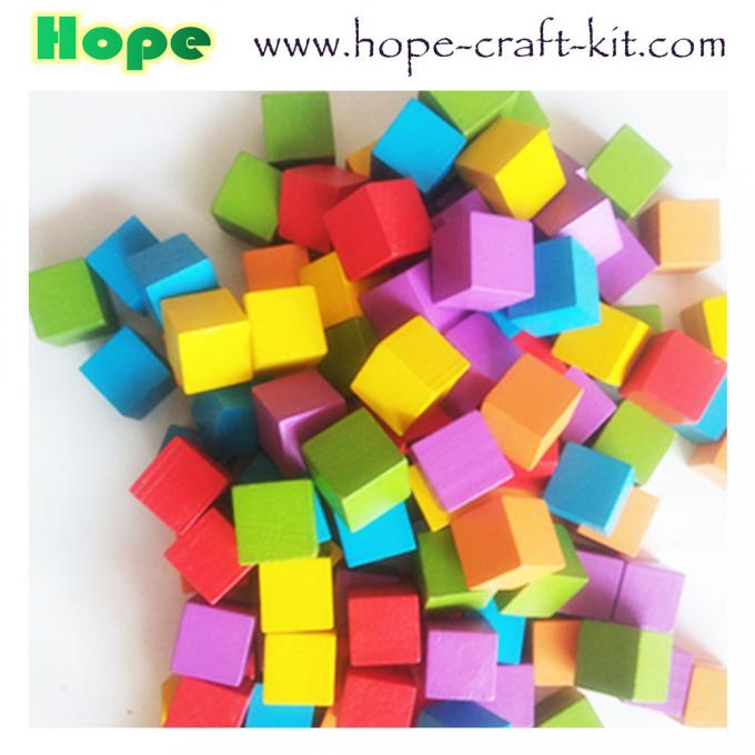 Natural color multi-colored wooden suare cubes blocks for children DIY ... Natural color multi-colored wooden suare cubes blocks for children DIY ...